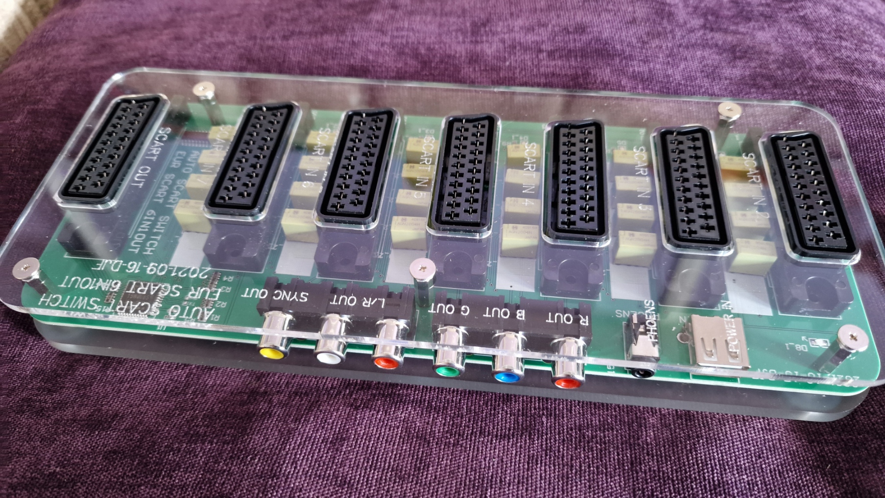 New automatic scart switchers – North Devon Retro Computing Archive